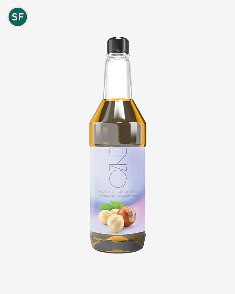 Hazelnut Sugar Free 750ml - Enzo Syrup